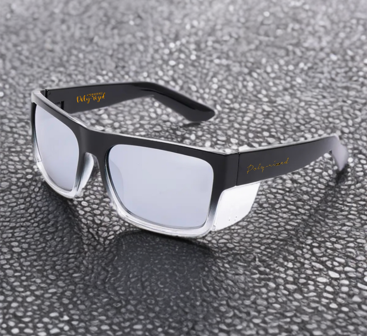 SideBlock Safety Shades (silver) – Poly-rized